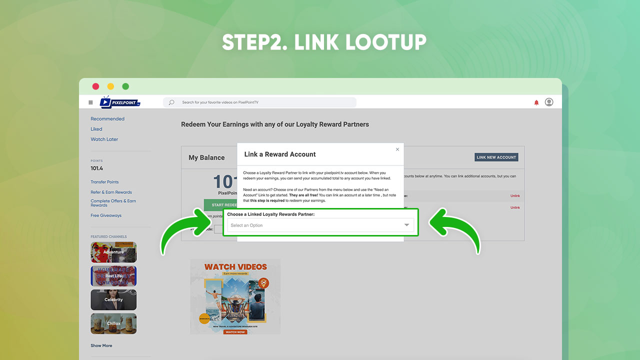 How to Redeem Points from PixelPoint to Lootup – Lootup.me